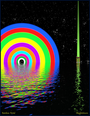 Rainbow Portal by MagikUnicorn