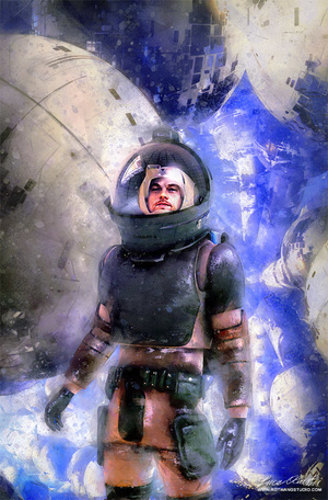 Sphere (Leonardo DiCaprio portrait) by duo