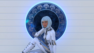 Etched glass window portrait by Mindolluin