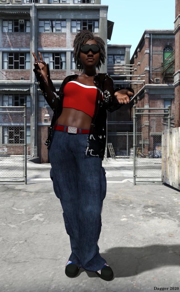 The Street - Corner Girl by daggerwilldo