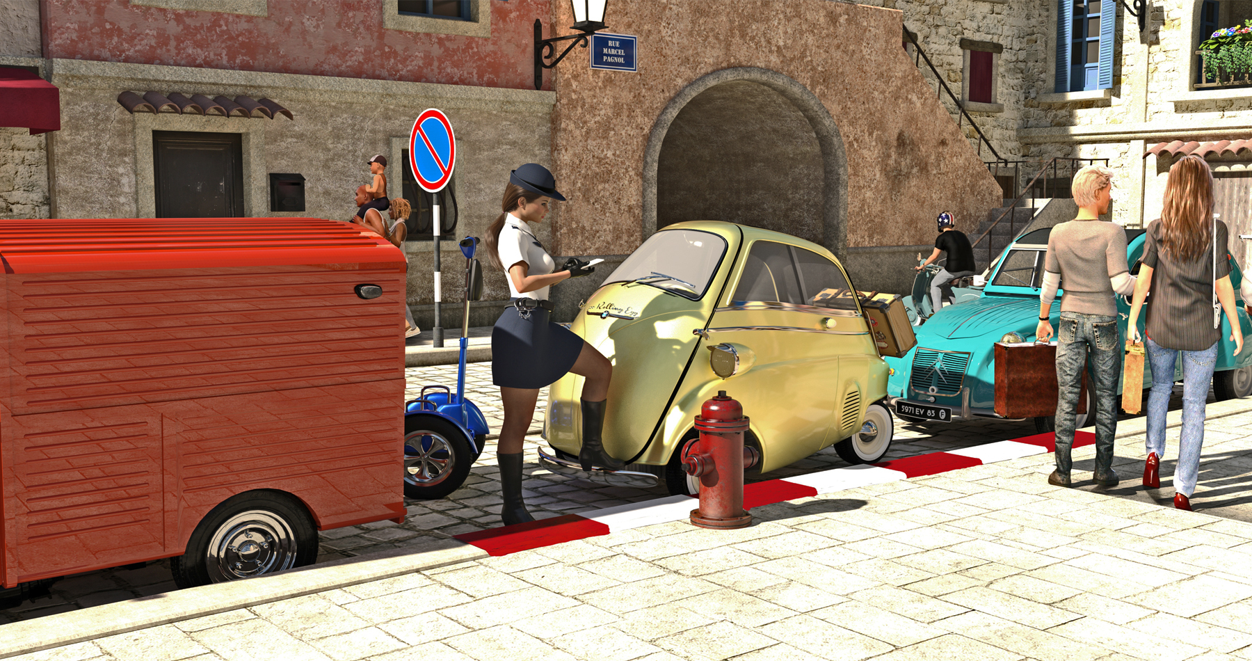 Lovely Rita Meter Maid By Atwc