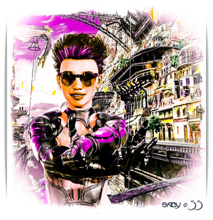 Xenia (cartoon 3) by Saby55