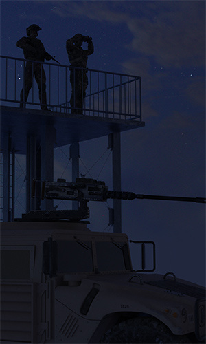 Watchtower night by x7
