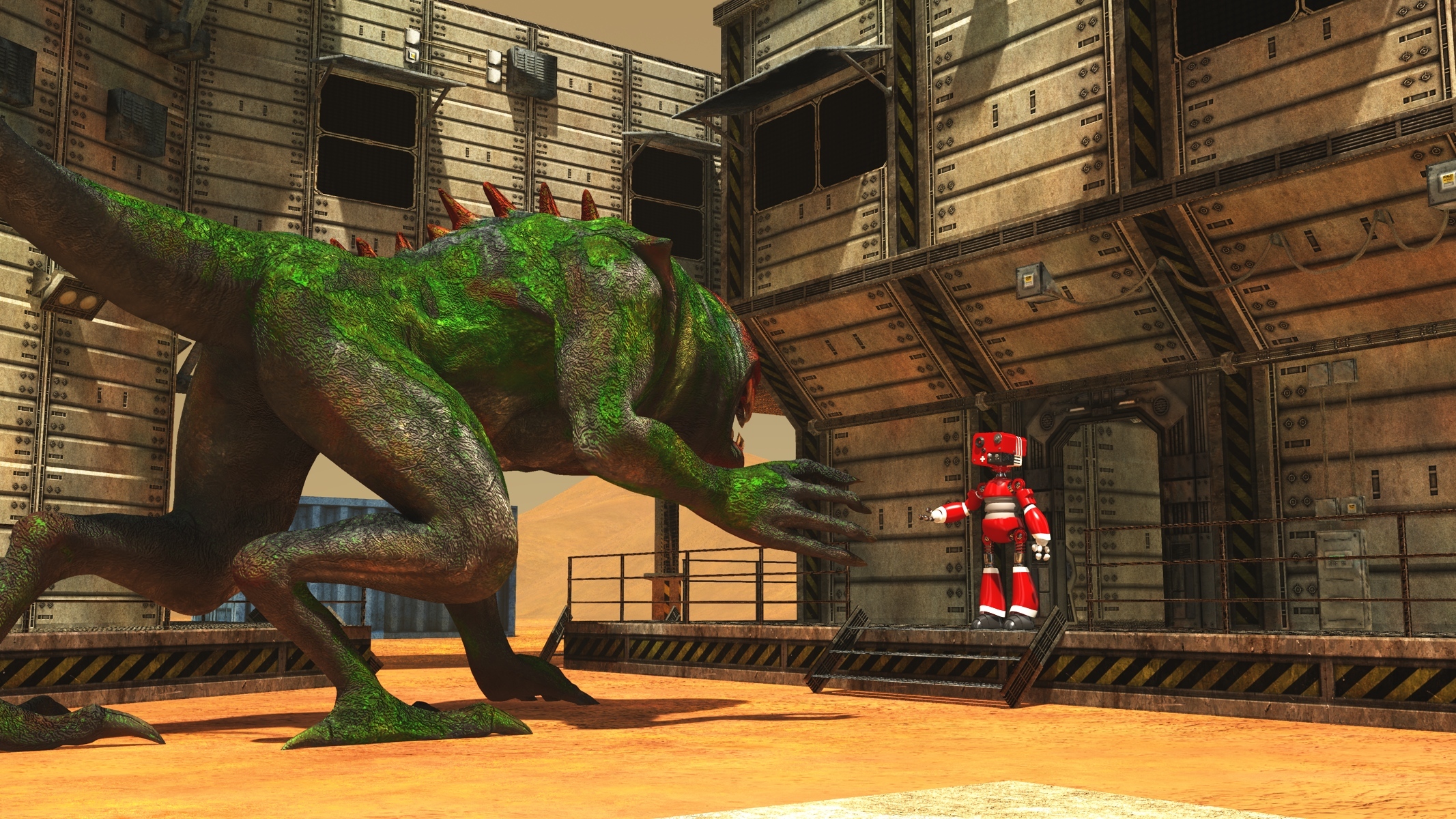 Gini's Short Career as a Guard Robot (Version 5) by rps53