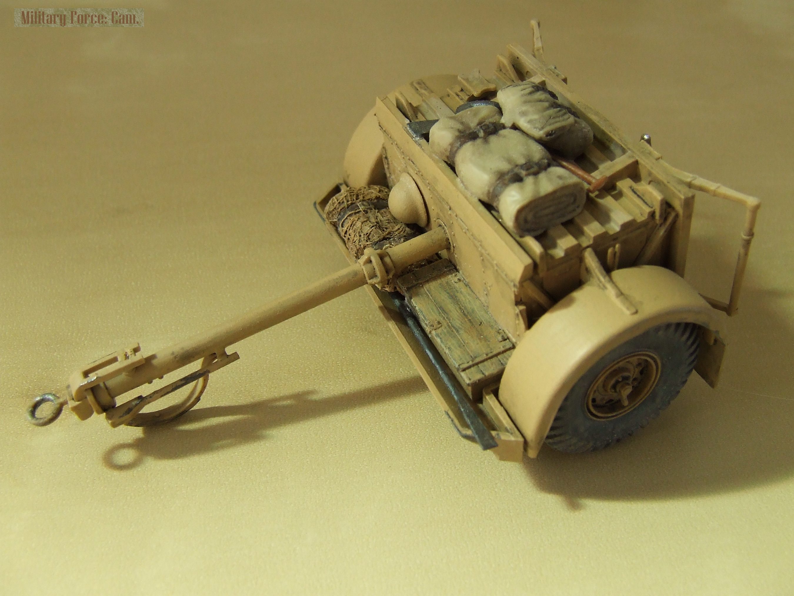 Quad gun tractor + British 25 pdr.(4). by vechtdalcollege