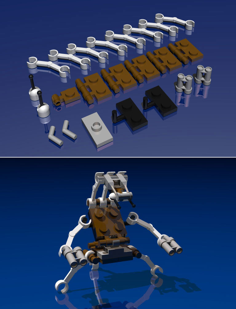 droideka lego by isulaelu