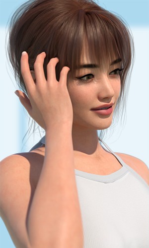 JS Fanny HD for Genesis 9 in Tights by x7