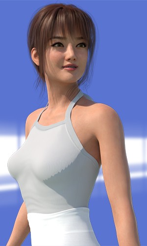 JS Fanny HD for Genesis 9 looking Back by x7