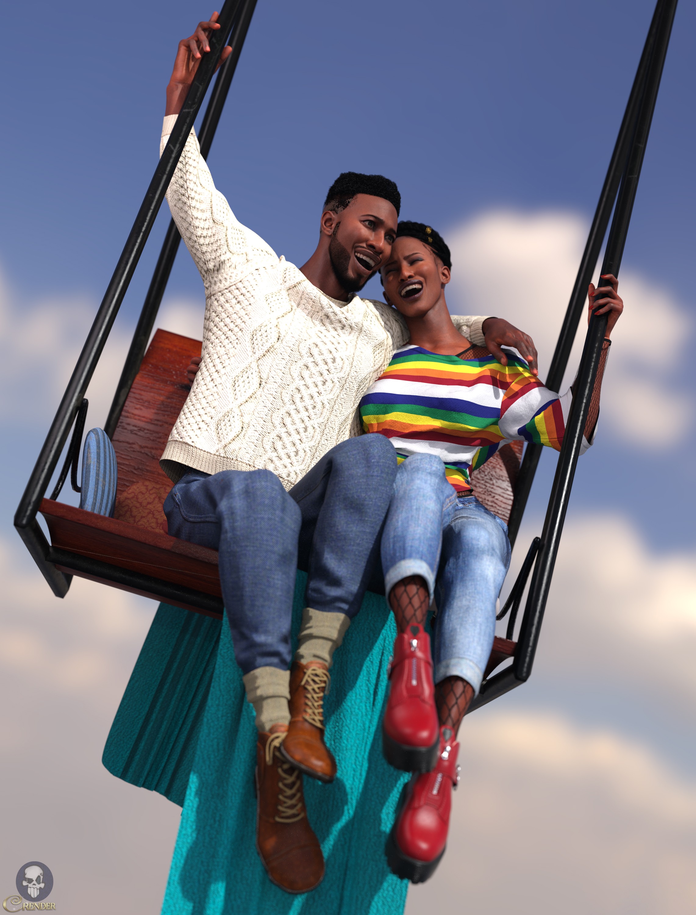 Natens Fantasy Montgolfiere and Poses 2 by crender