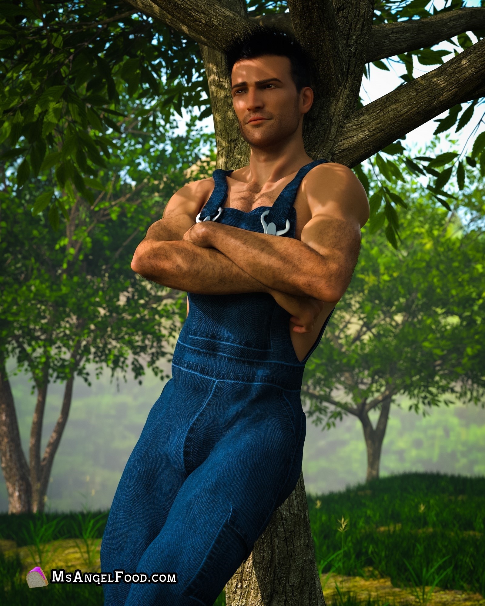 Calvin in the Forest by msangelfood