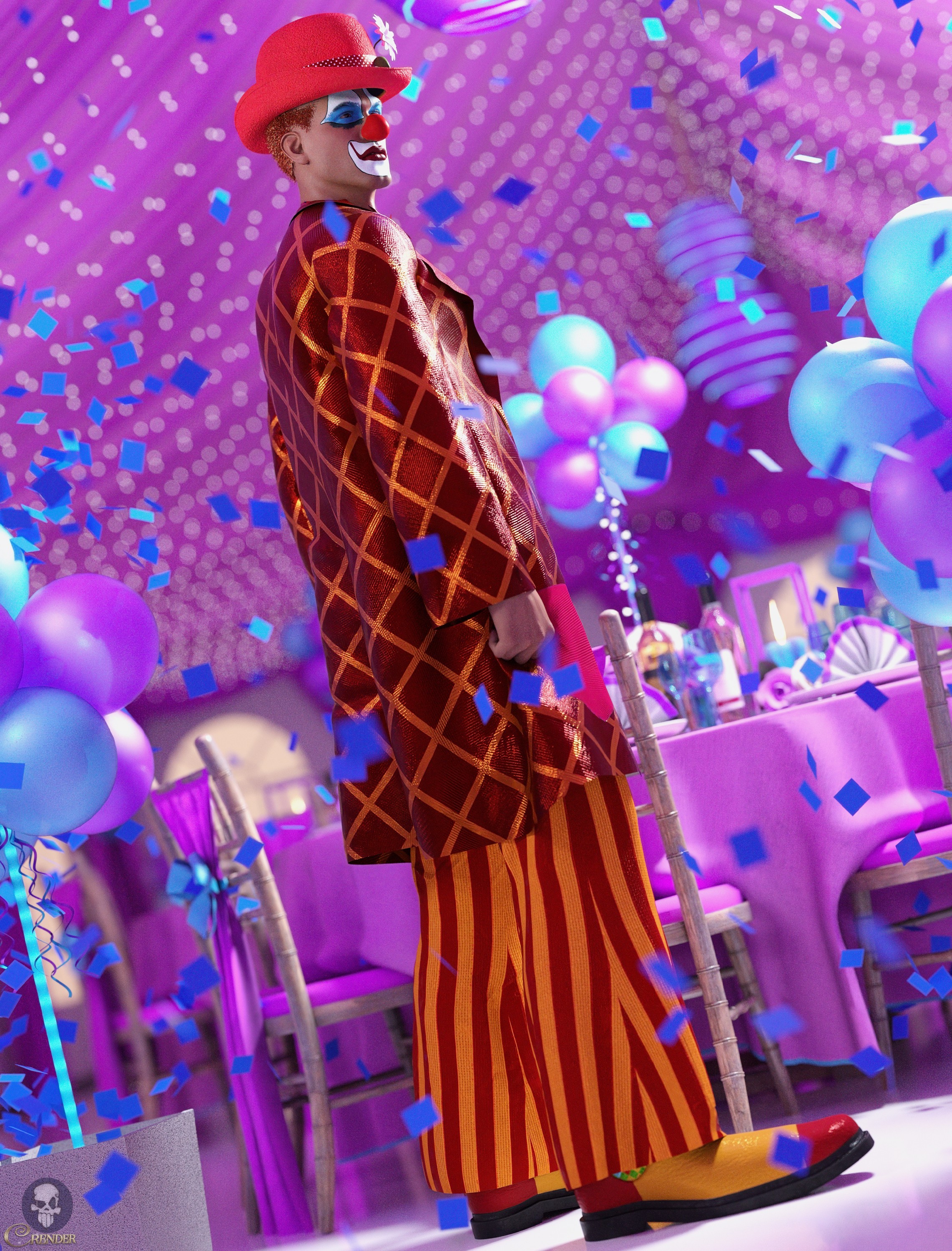 Auguste the Clown for G8M by Cybertenko 3 by crender