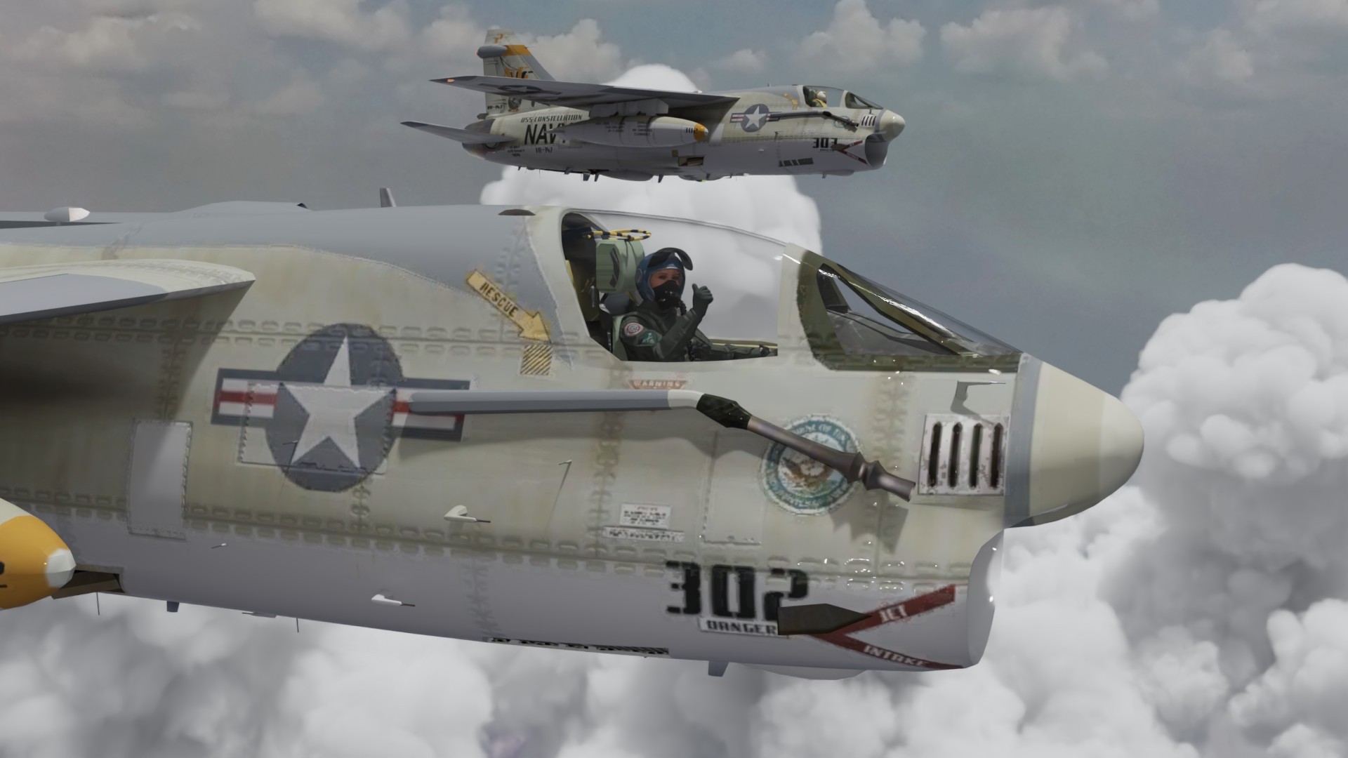 A7D Corsair II -7- by x7