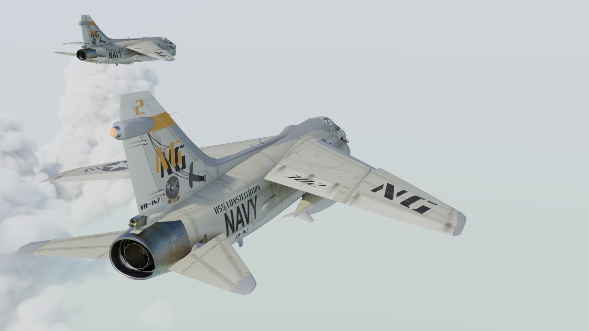 A7D Corsair II -8- by x7