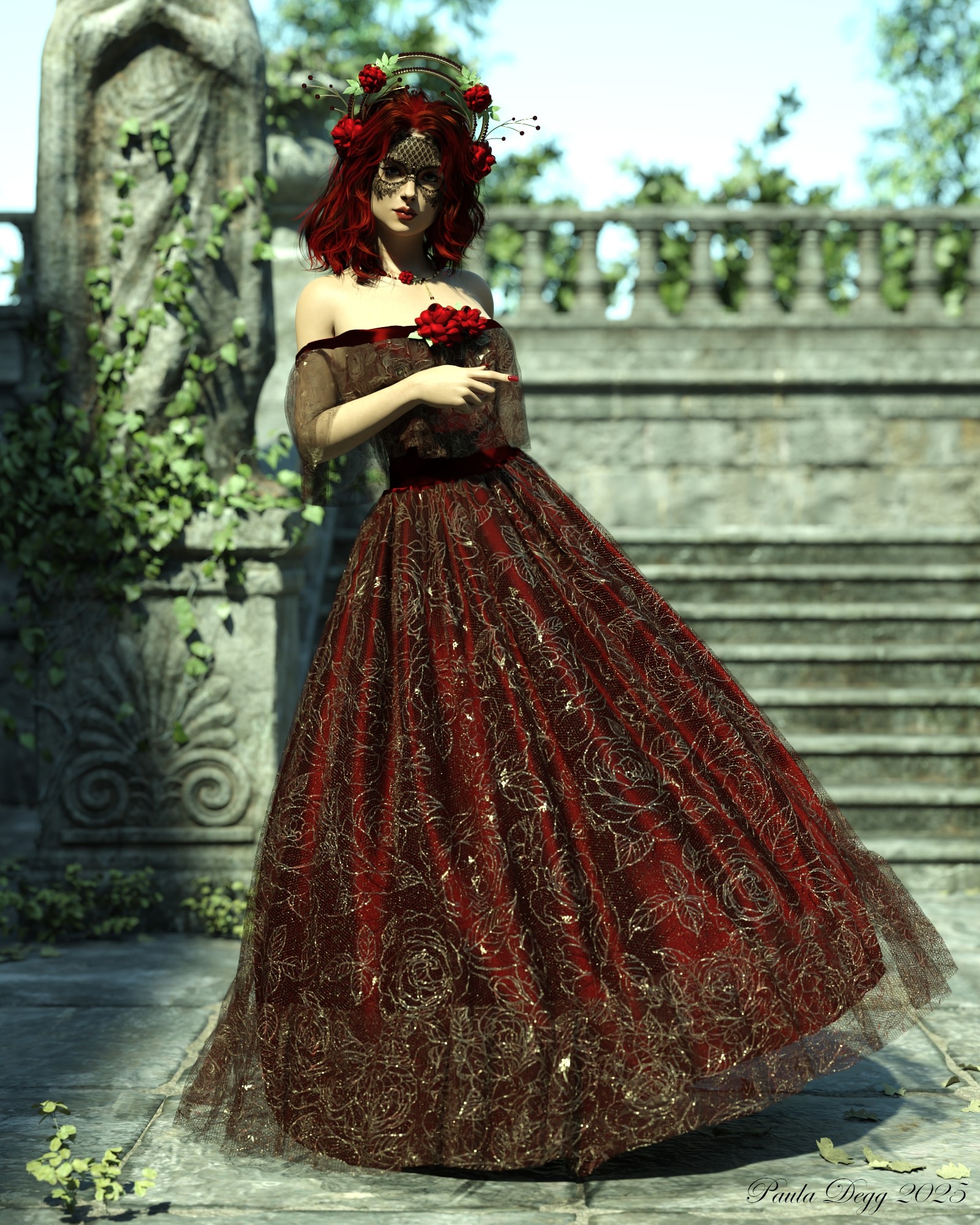 Floral Lady by PaulaL