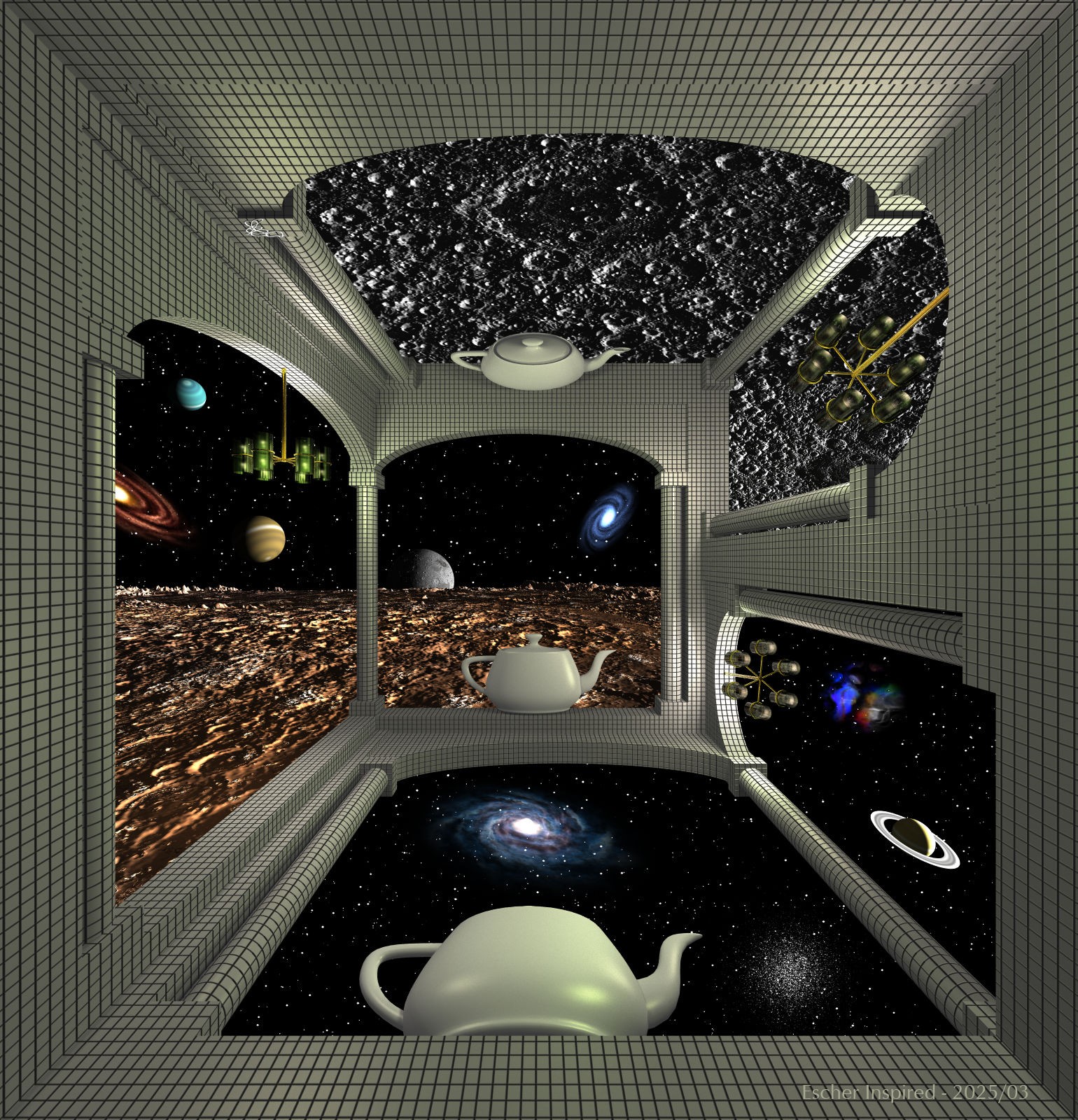 Escher Inspired by BryceHoro