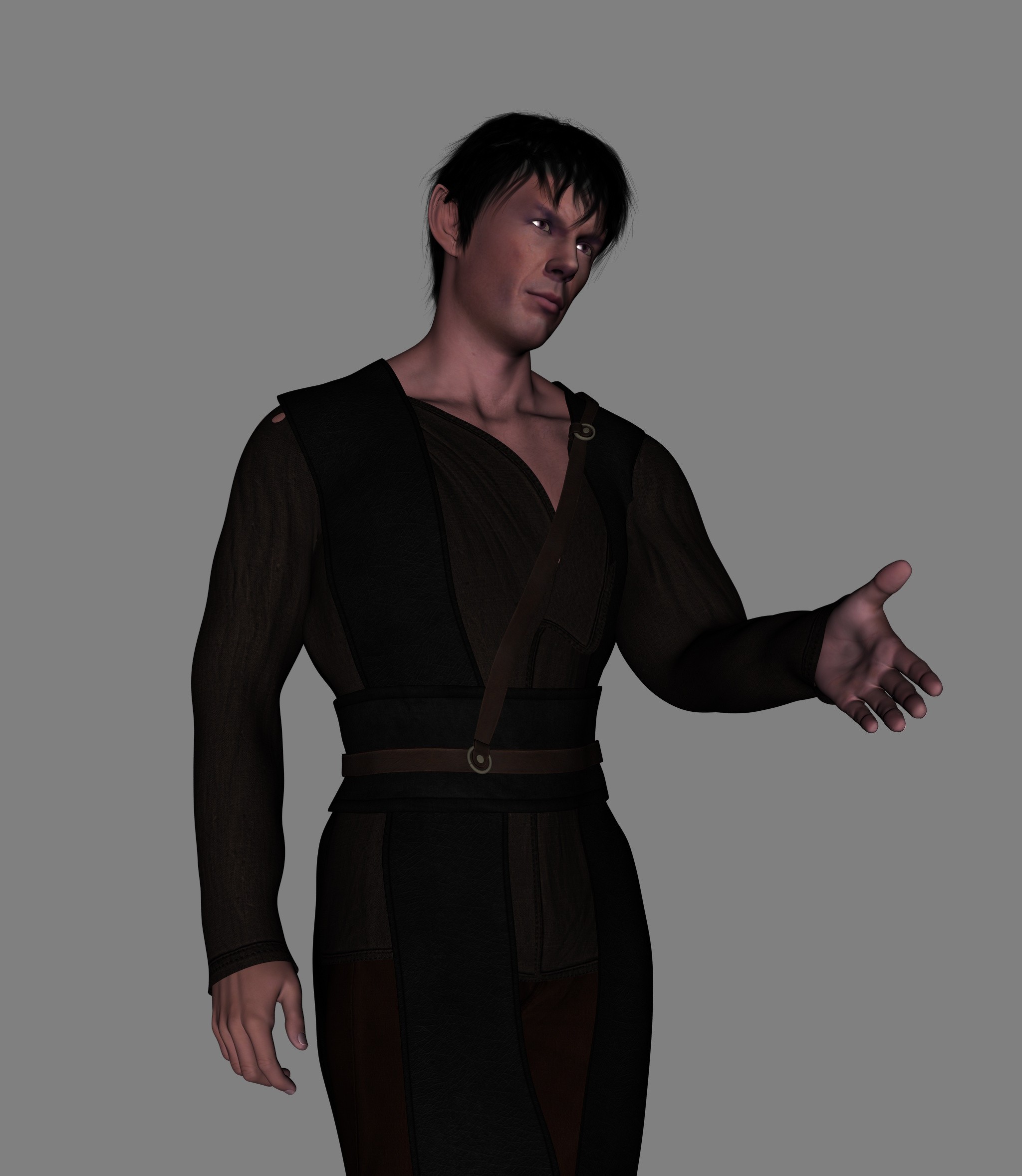 3delight Spock Face transfer by tiberiou1