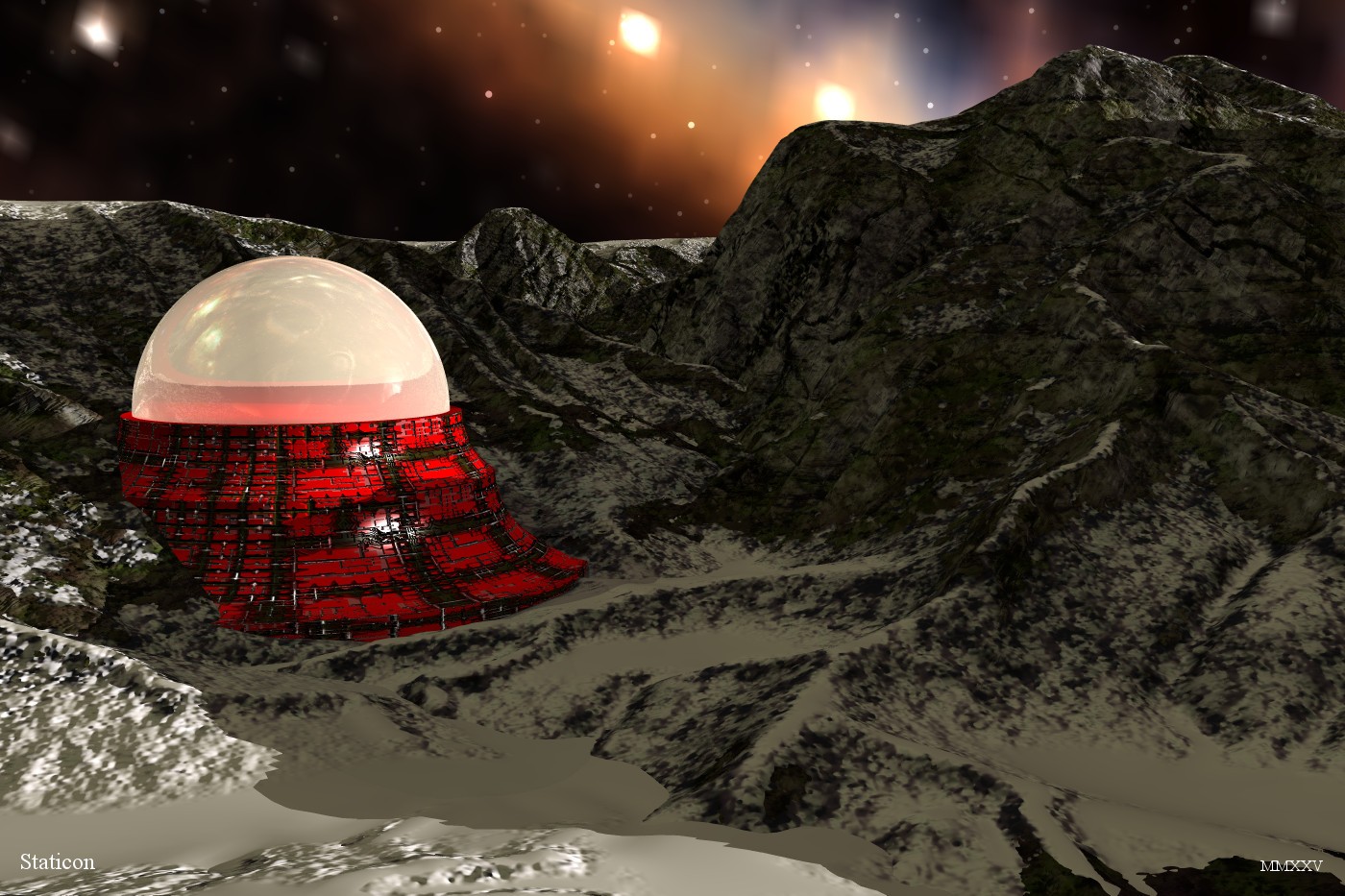 Alien Installation by Staticon