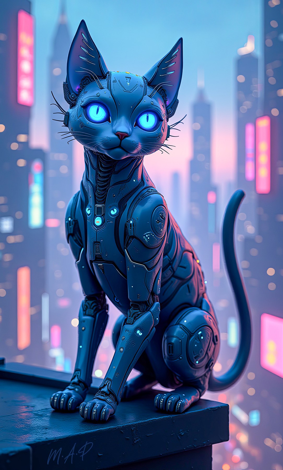 Cyber Cat by malc27