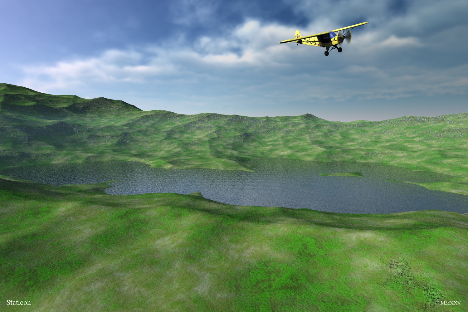 Aerial Survey of Fell Tarn by Staticon