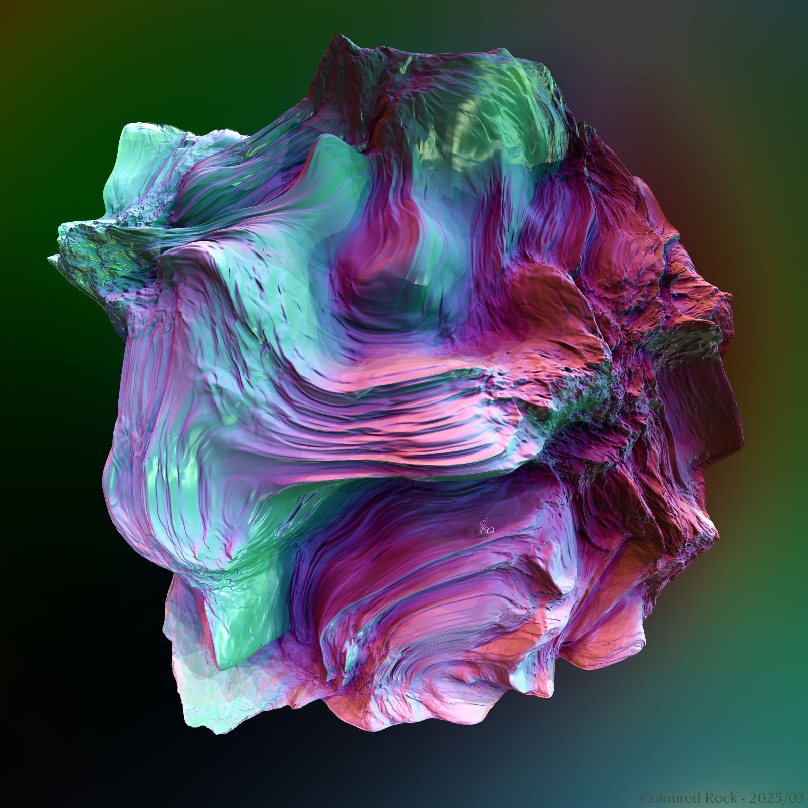 Coloured Rock by BryceHoro