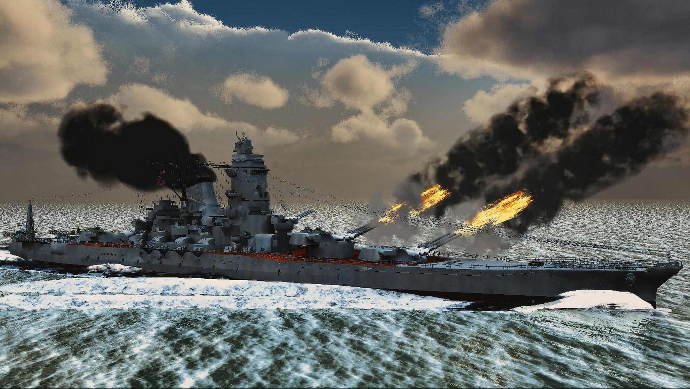 Bombardment Battleship YAMATO(Precie model) by Ark_Pilot
