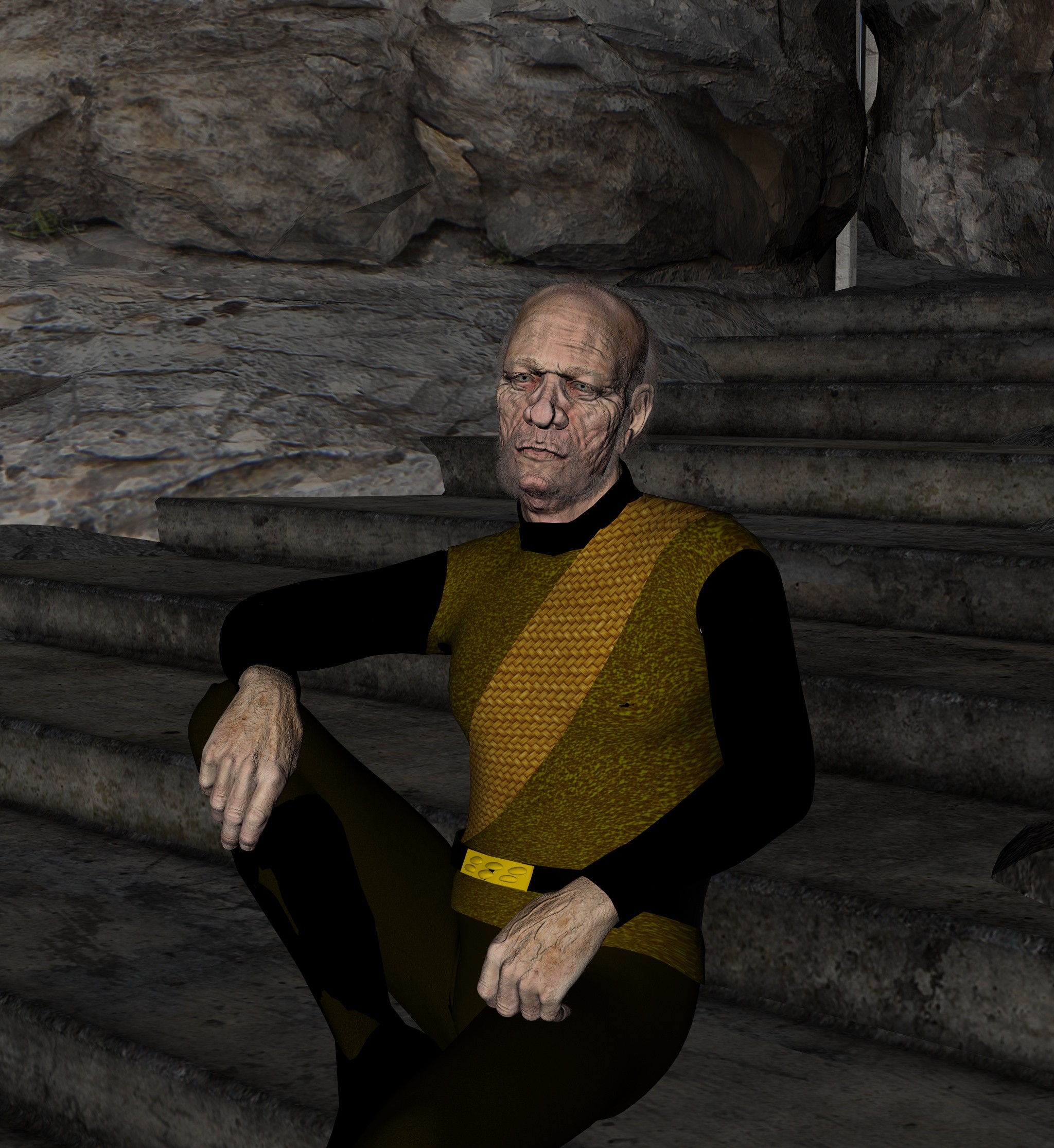 Jeb as a Klingon by tiberiou1