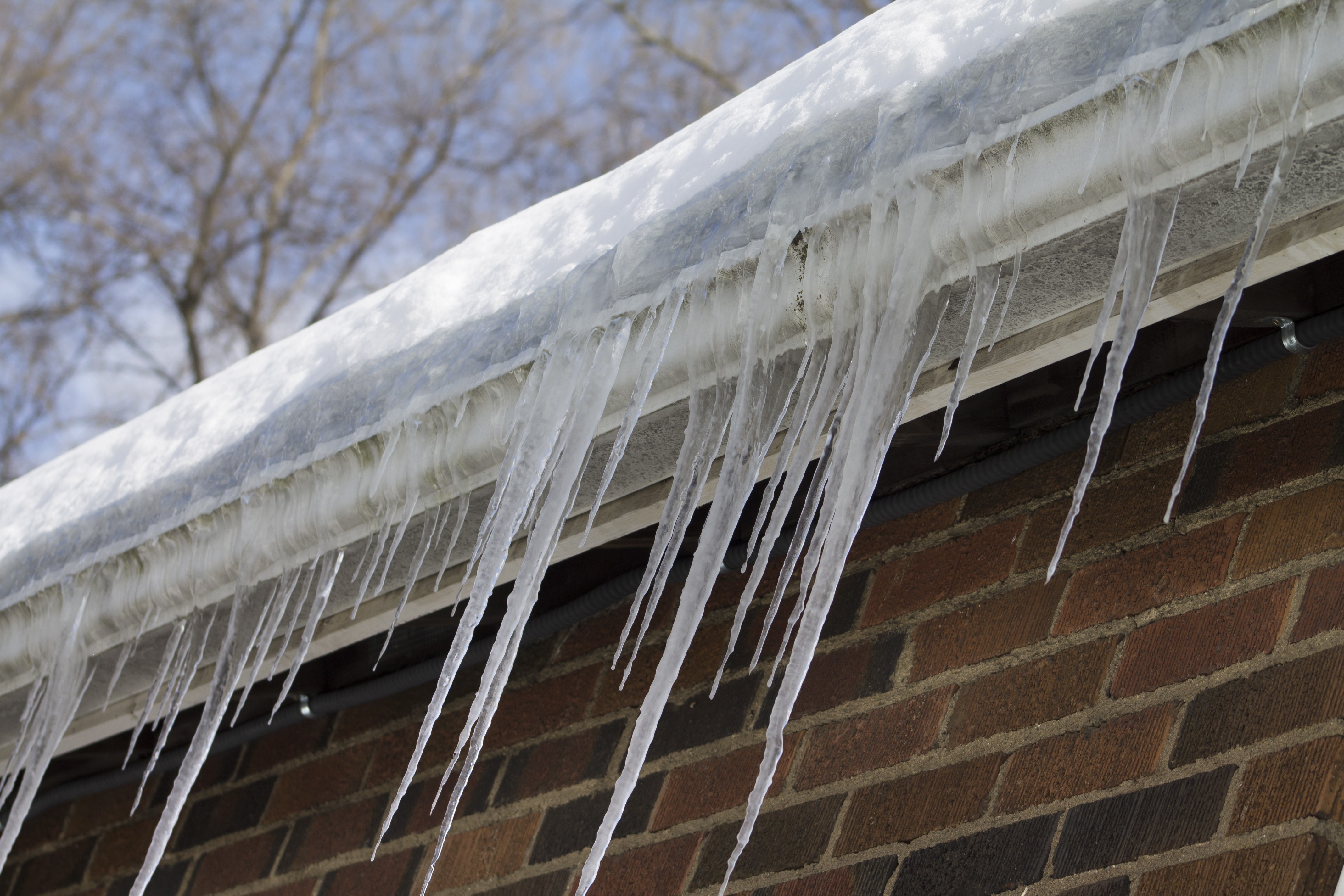 Icicles Hanging Off the Roof by APlusDesign