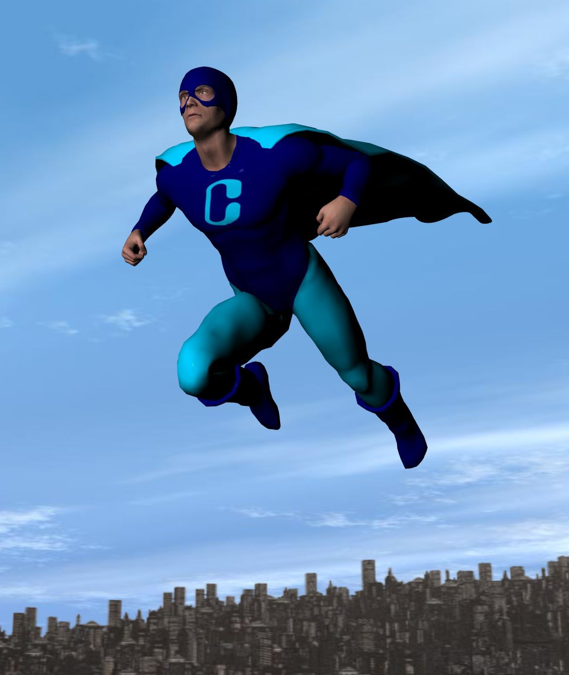 Cosmoman on Patrol by Ninja-G33k