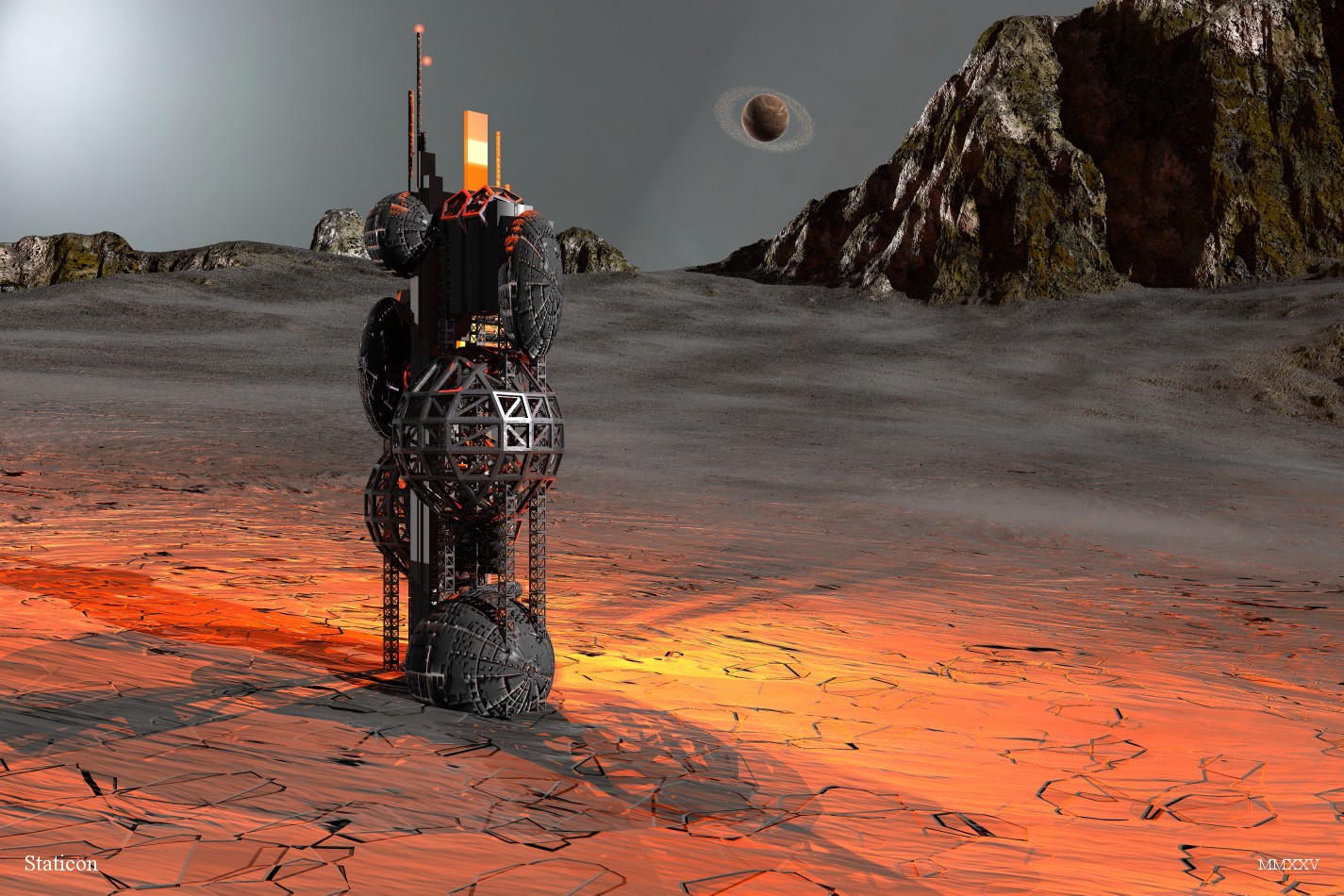 Moon Base Titan by Staticon