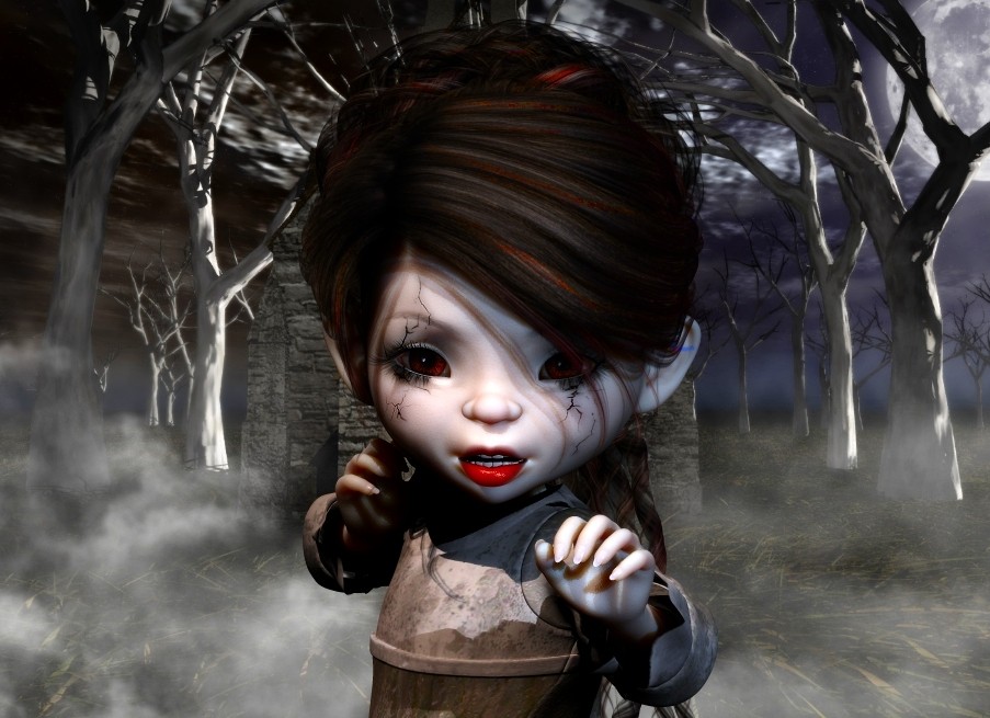 Spooky Girl by kelchris3