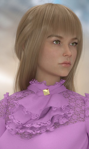 Looking Back Pose Portrait by x7