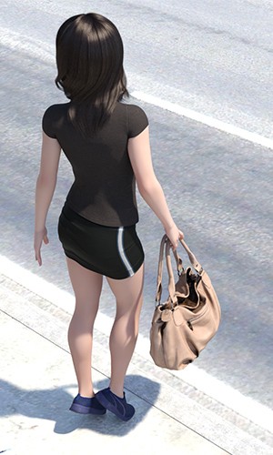 Looking Back Pose -2- by x7