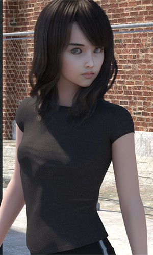 Looking Back Pose -3- by x7