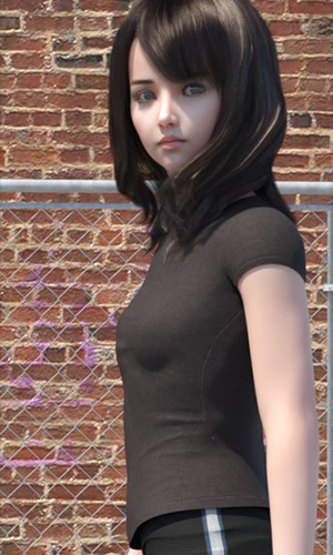 Looking Back Pose -4- by x7