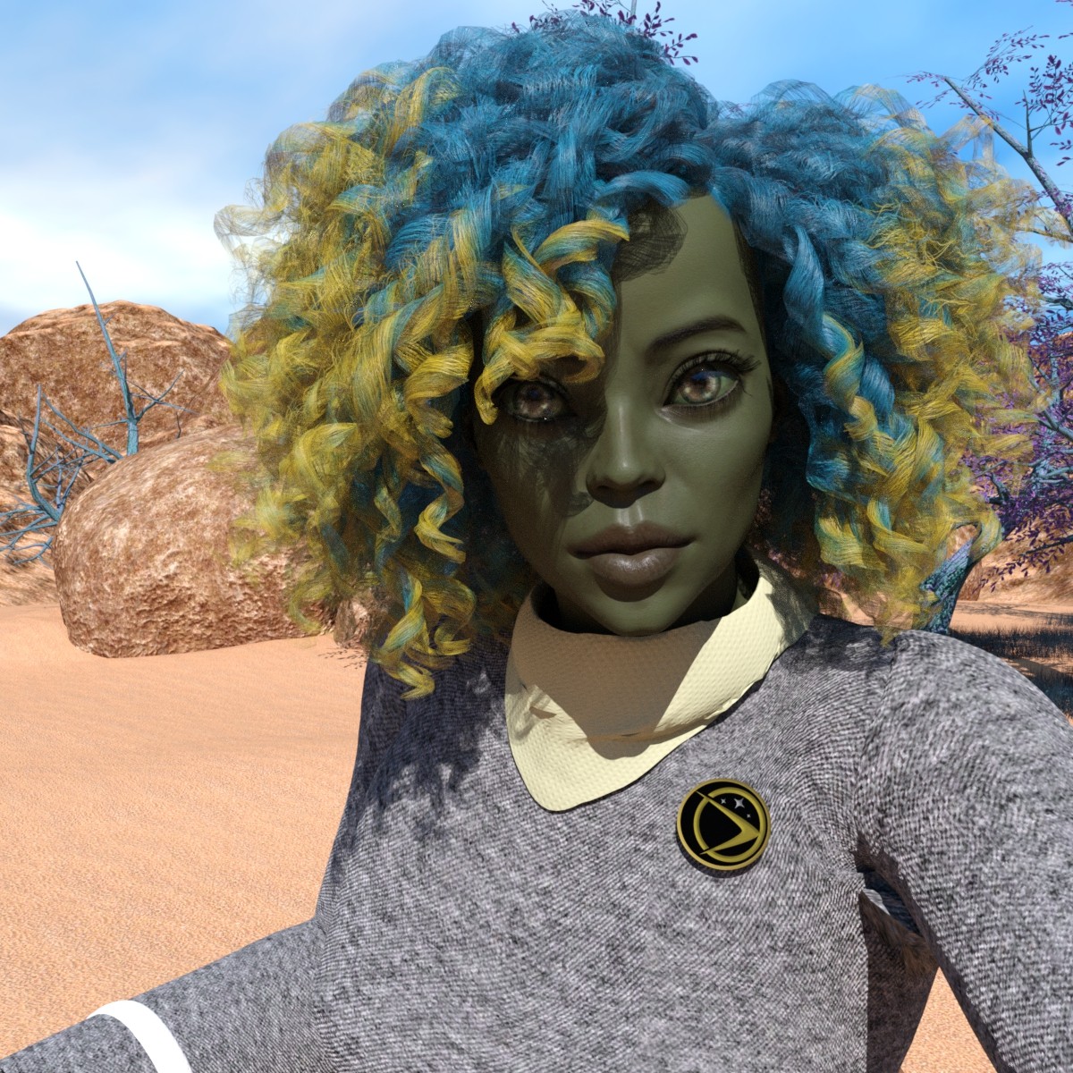 Krisandra Alien by tiberiou1