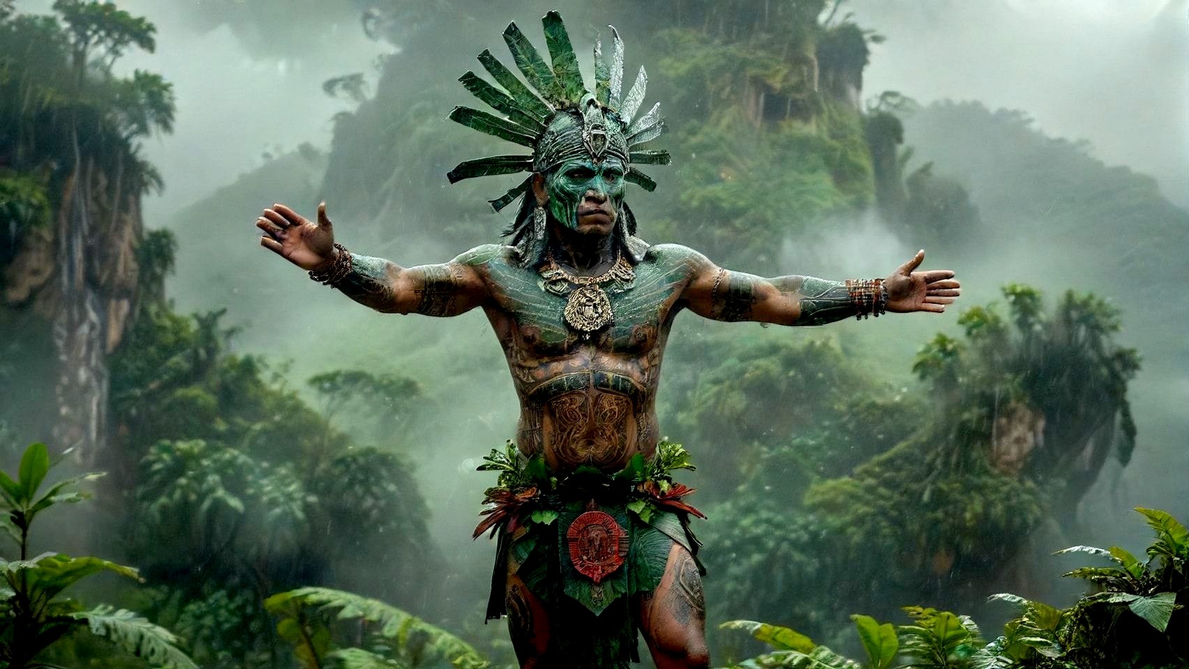 Tláloc - Aztec God of Rain by chrysaor