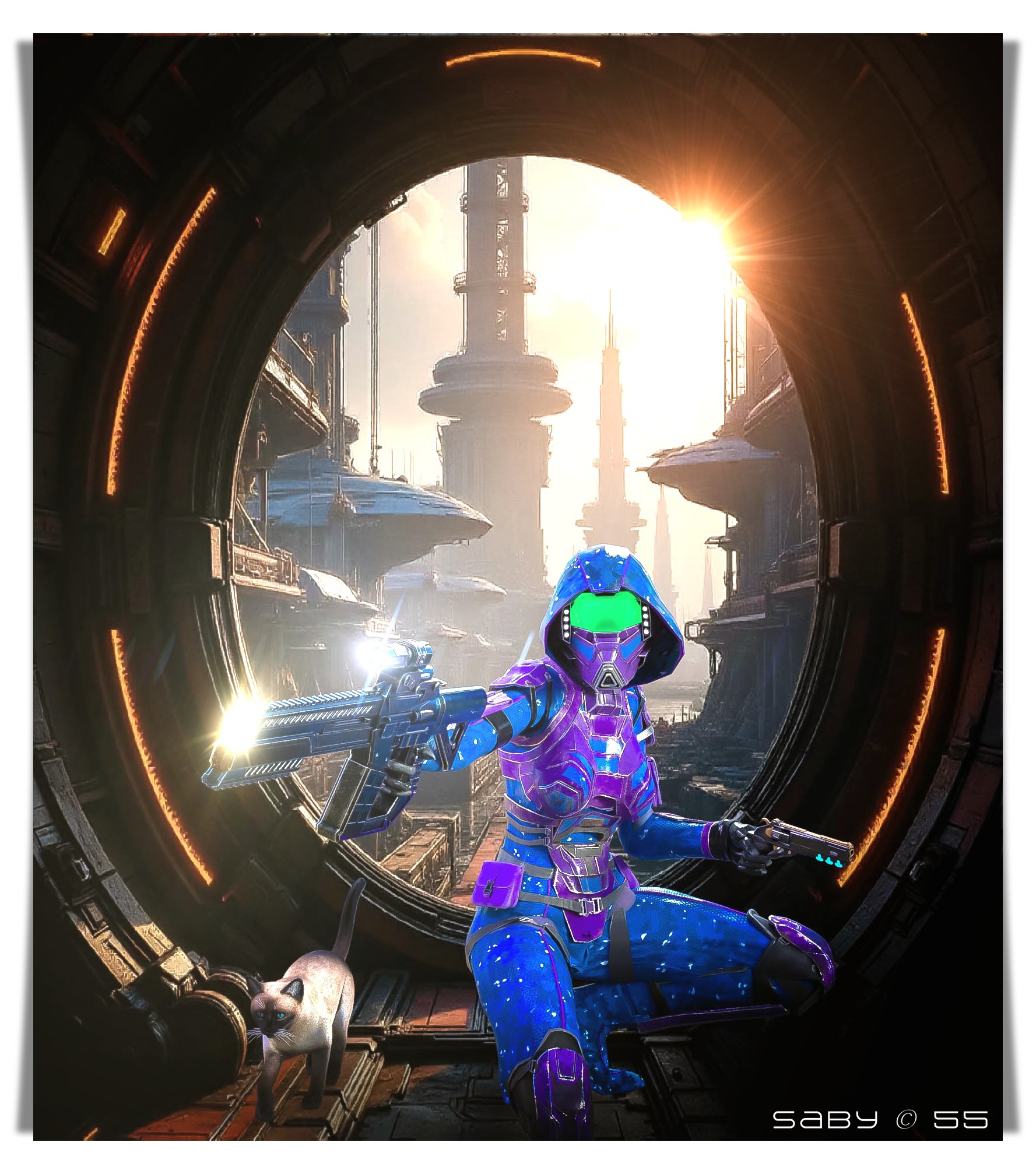 Cybernetic Ninja by Saby55