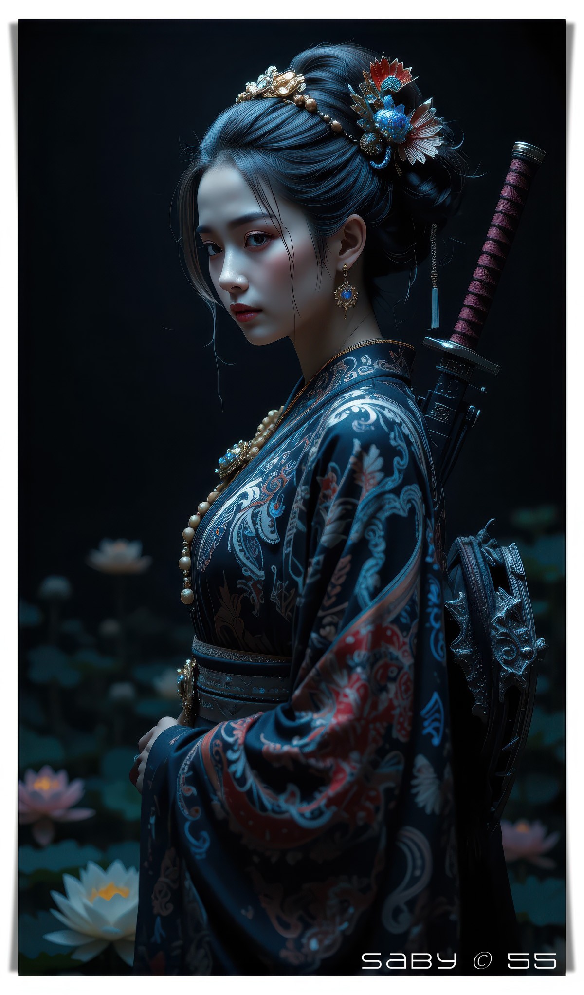 The Samurai female by Saby55