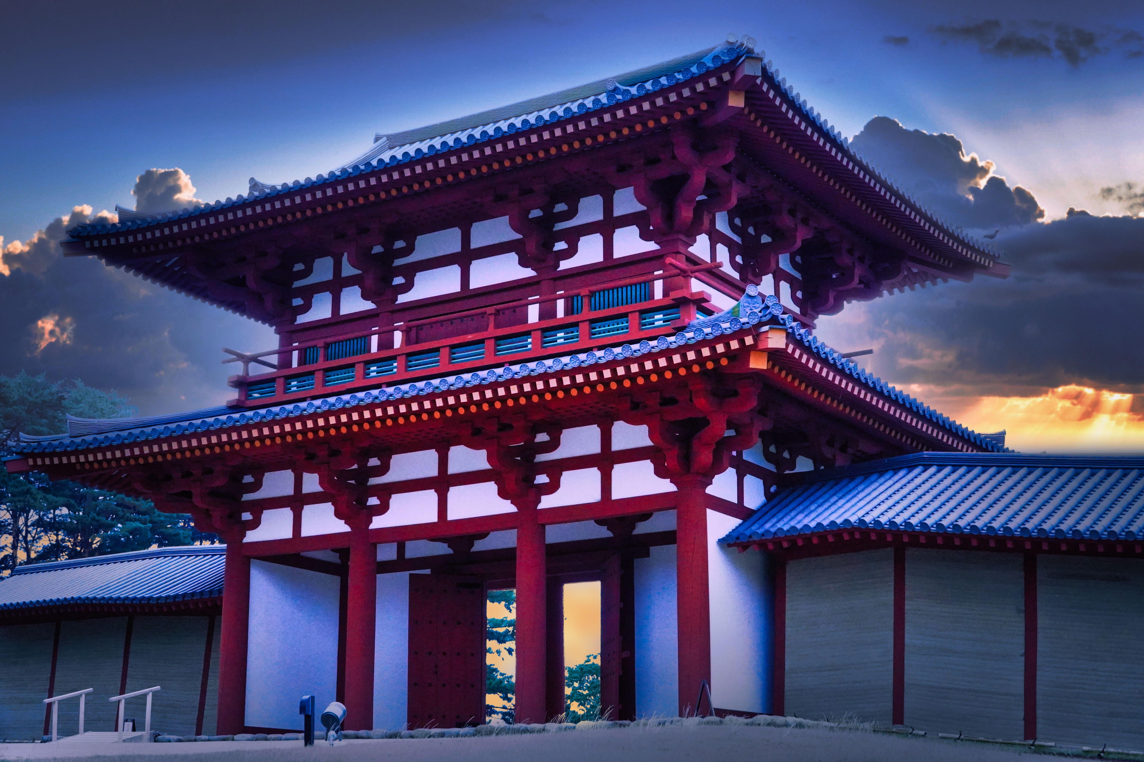 Tagajo Castle South Gate by Ark_Pilot