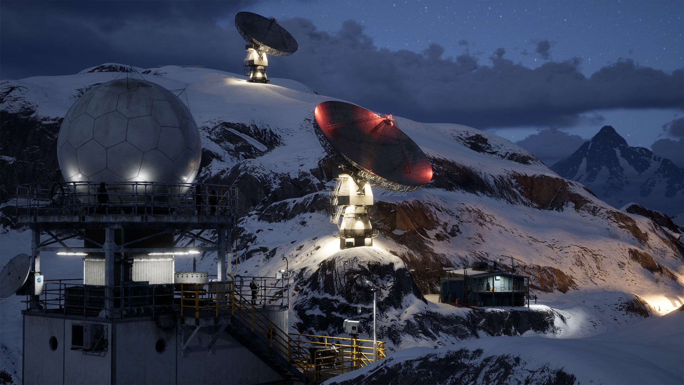 Arctic Base [Night] by Danny_G