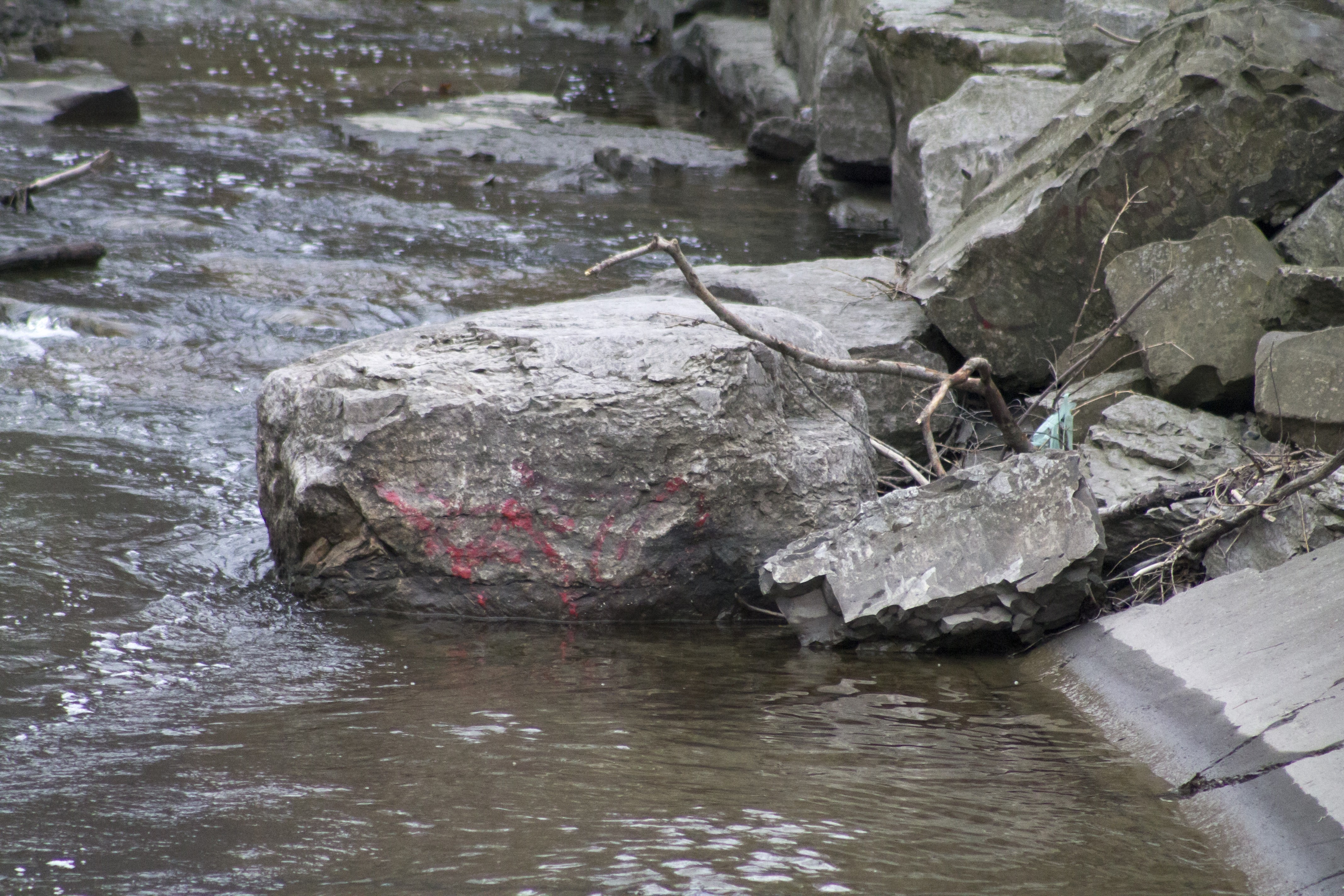 Large Rocks in the Creek by APlusDesign