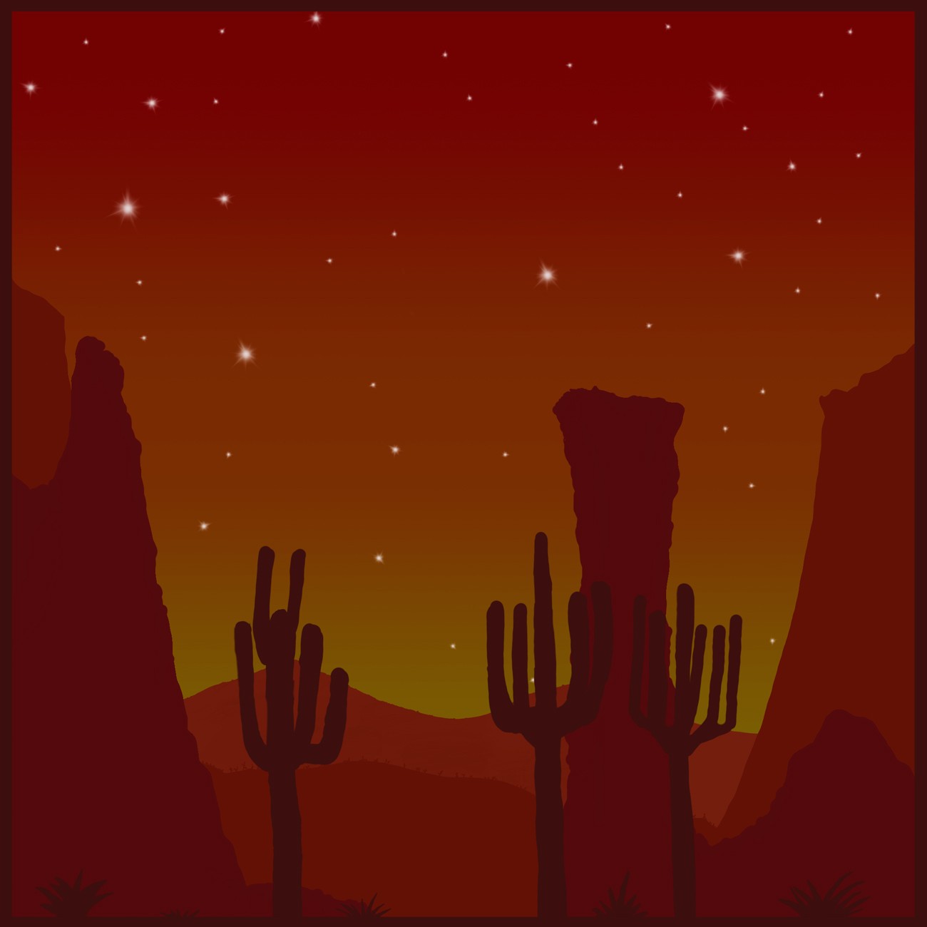 Desert Twilight by starship64