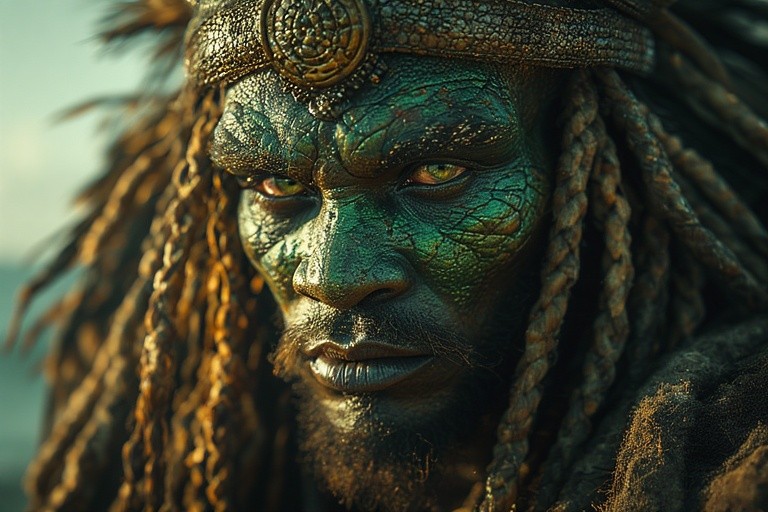 Loa-Gods: Dhamballa, the Sky-Shaper by chrysaor