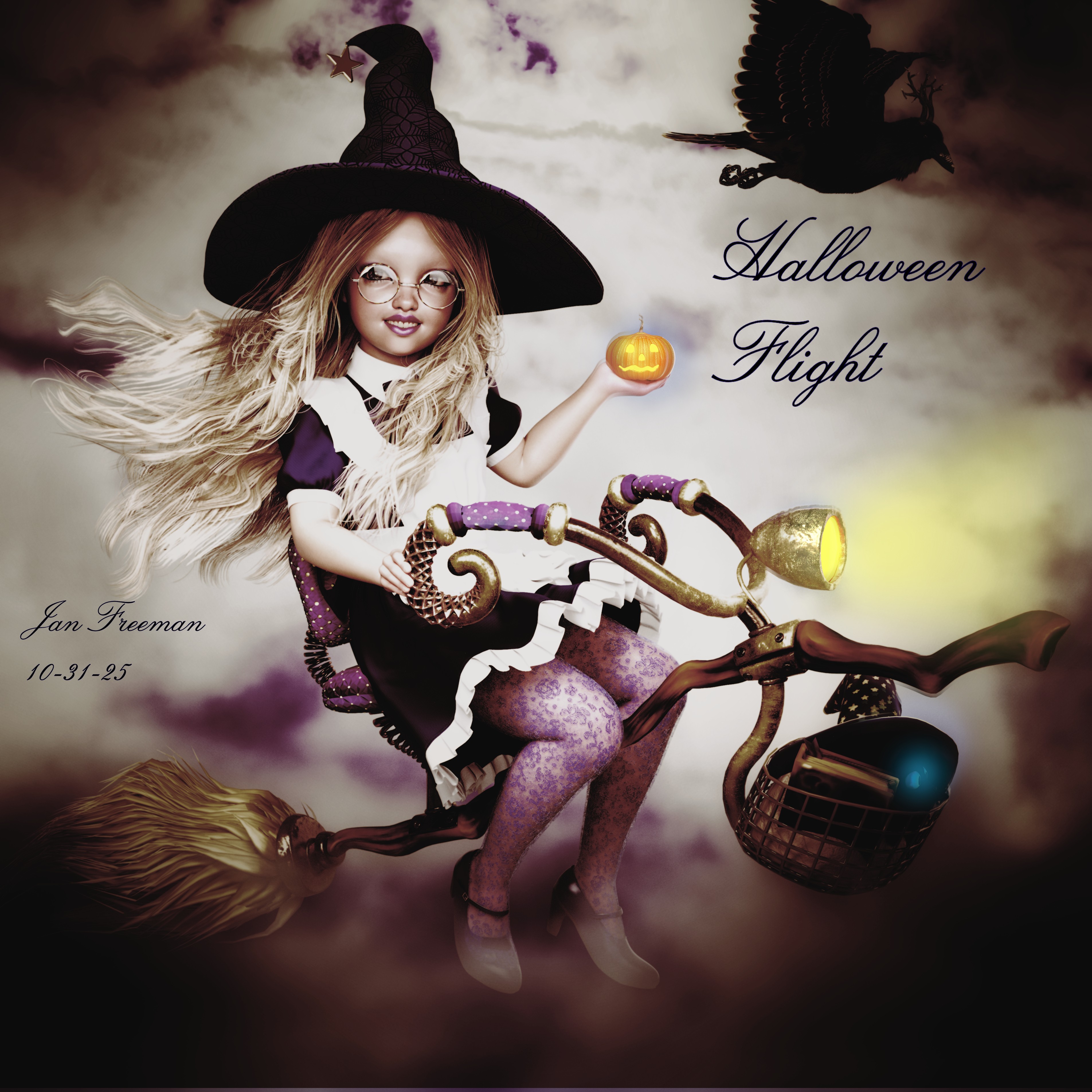 Halloween Flight by jan_scrapper