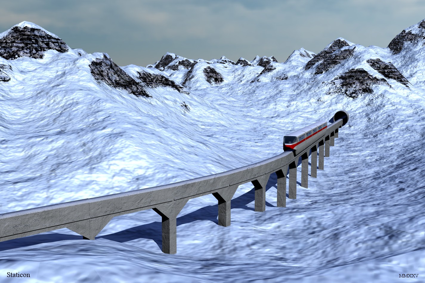 Trans-Alpine Express by Staticon