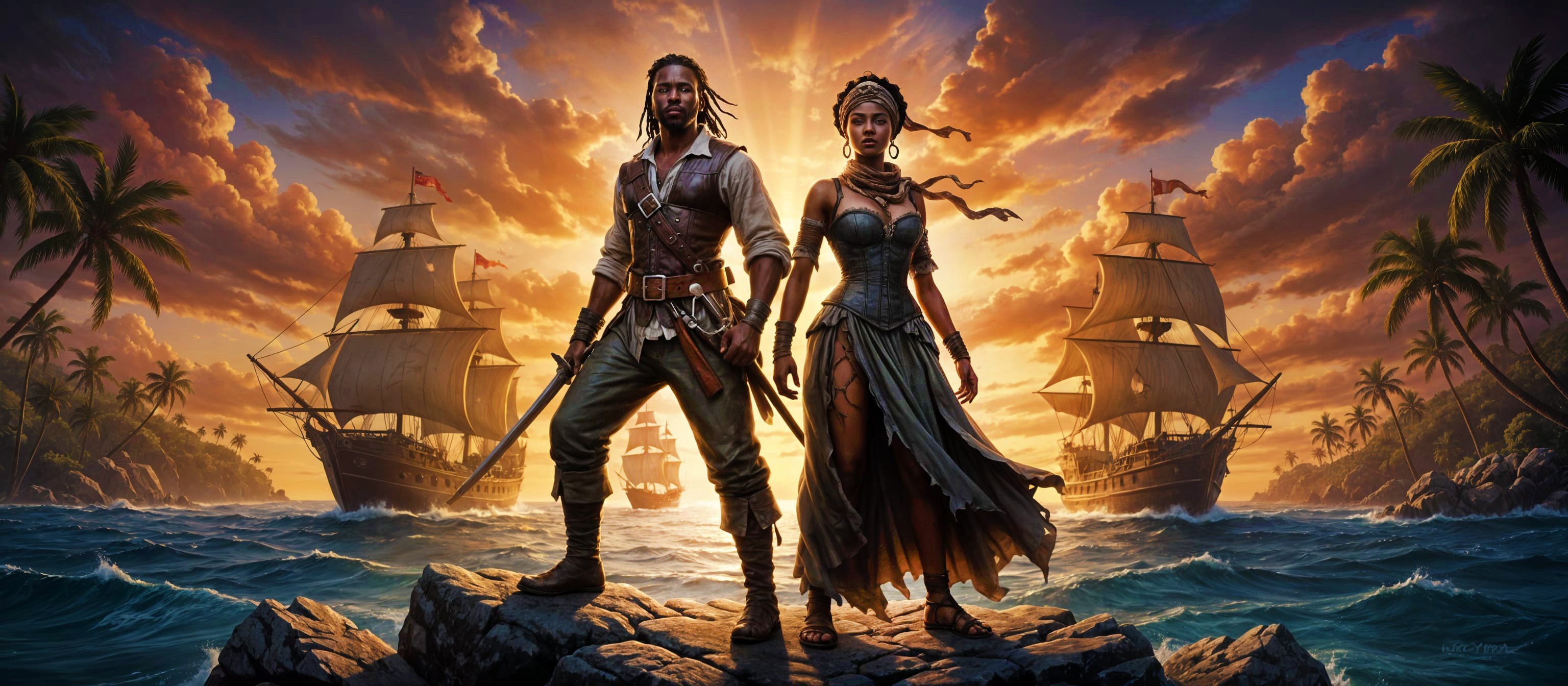 African pirates by skyvendik