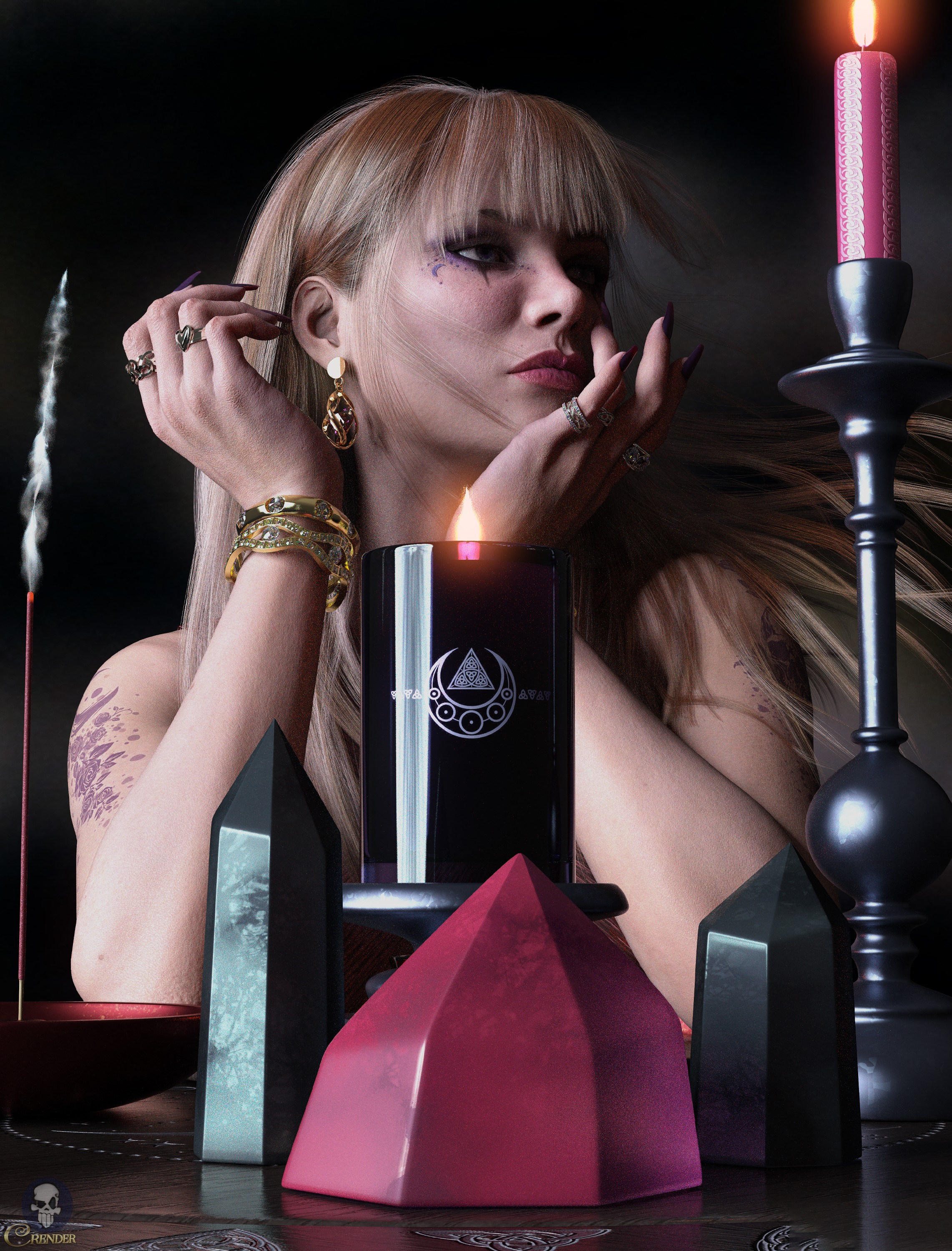 Astrella Altar Props by Lexa Kiness 4 by crender