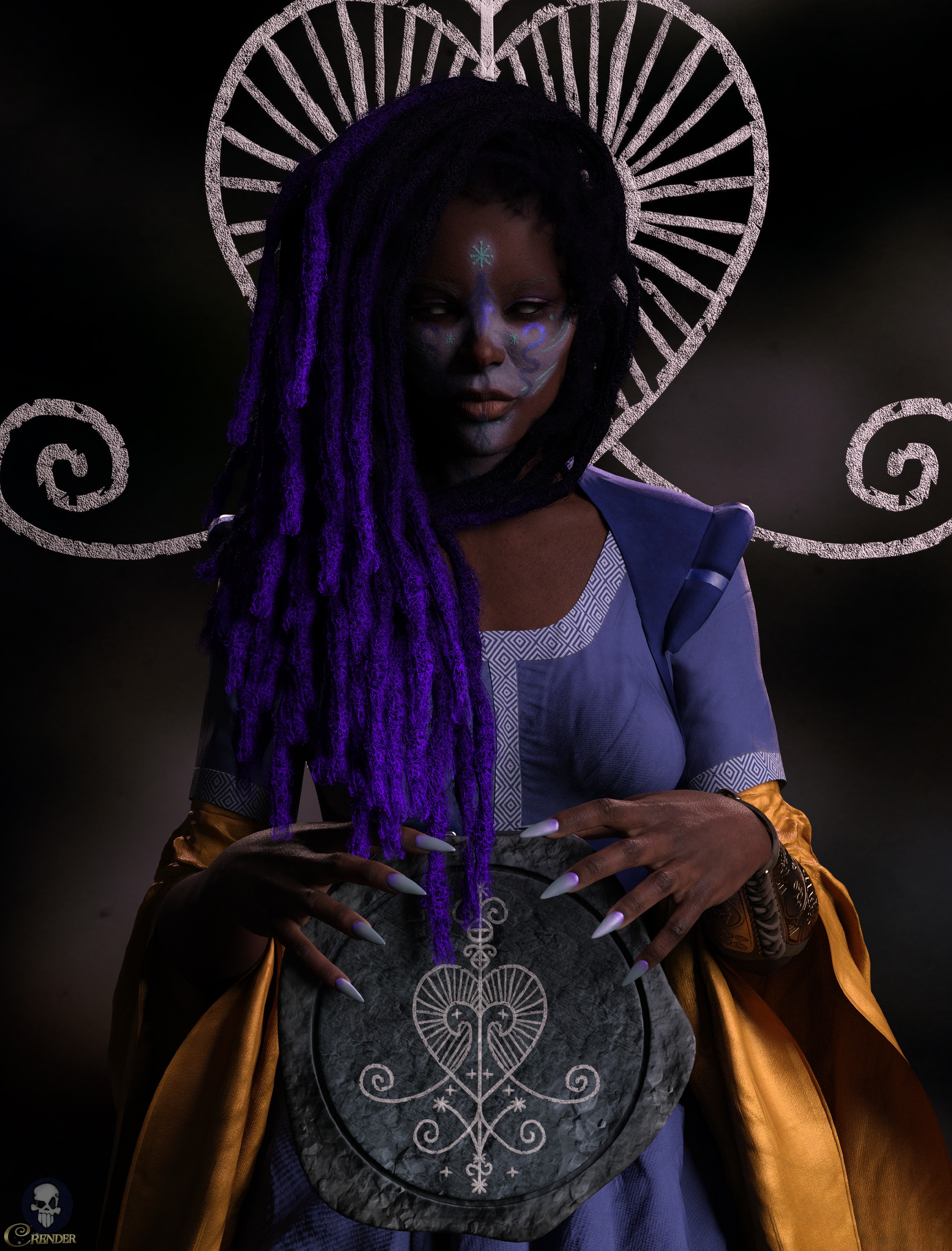 Vevenor Ritual Veves for G9 by Lexa Kiness by crender