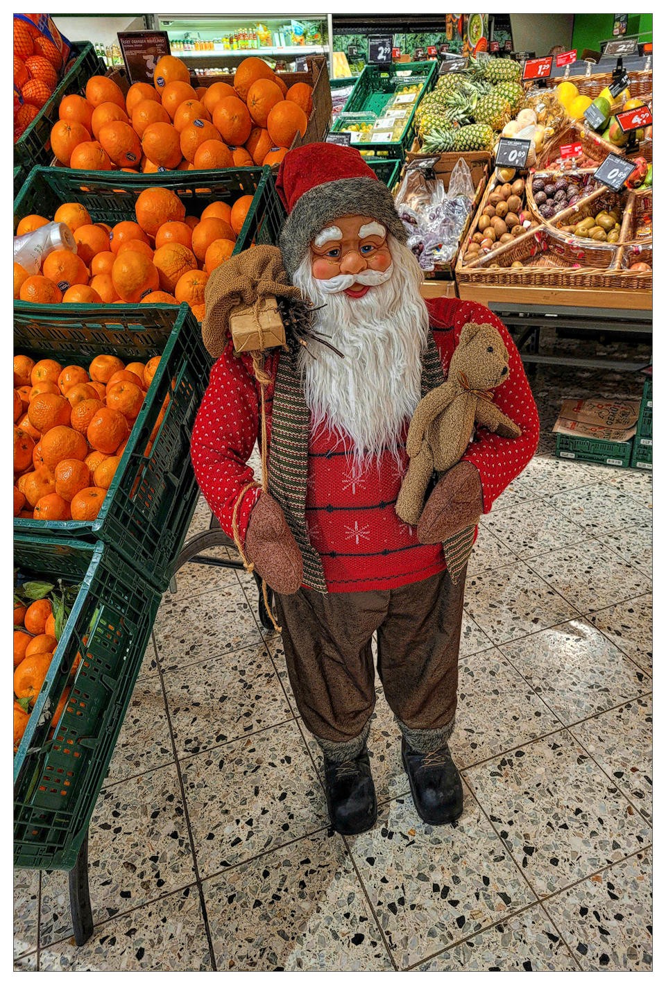 Advice from Santa Claus: Make sure you get plenty of vitamins. by X-PaX