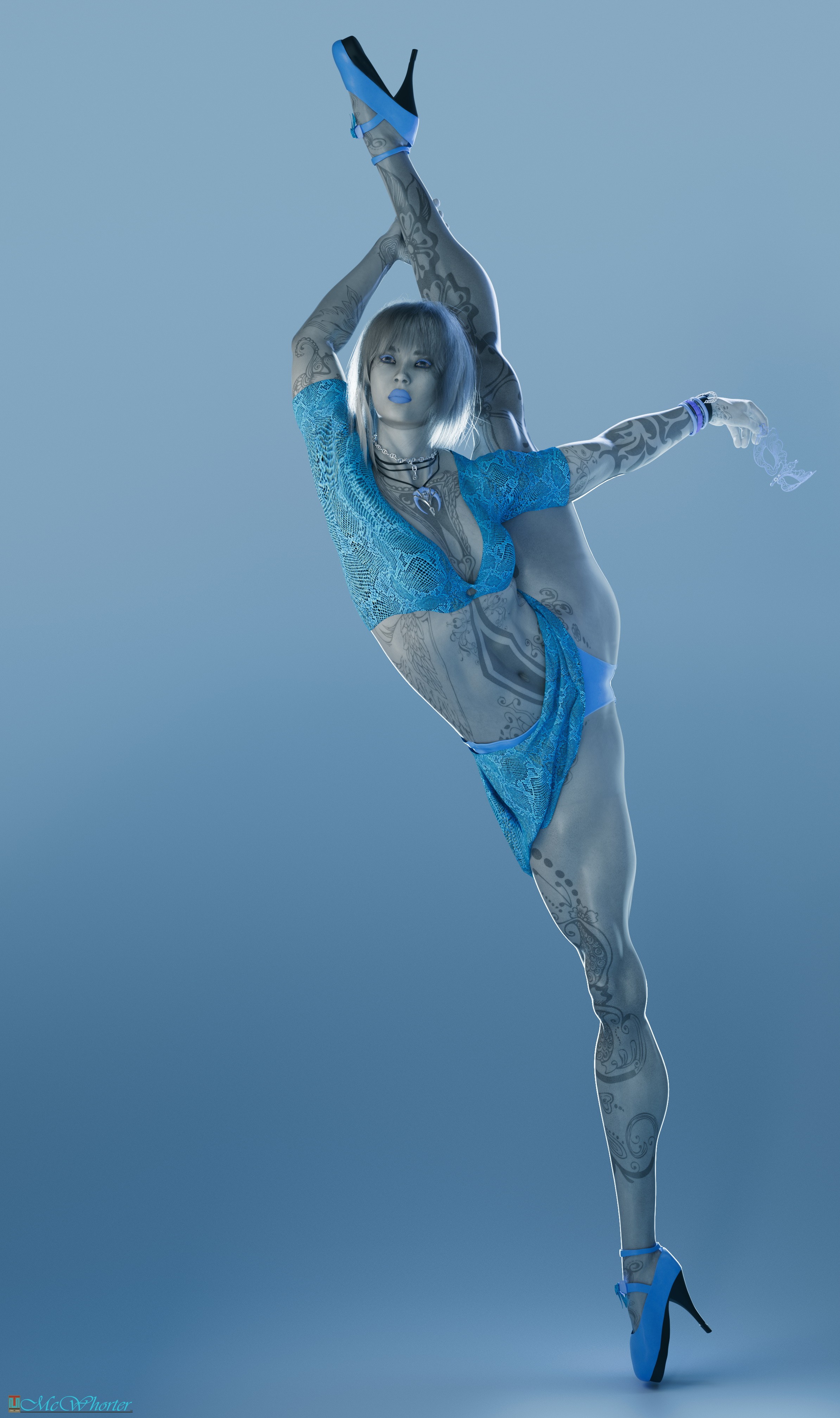 The Art of Movement - Blue by wmcwhorter